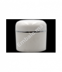 Pot bombé blanc - Emballage Maroc - Embalo
