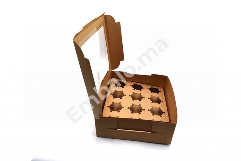 10 Pcs Boite Cup cake - Emballage Maroc - Embalo