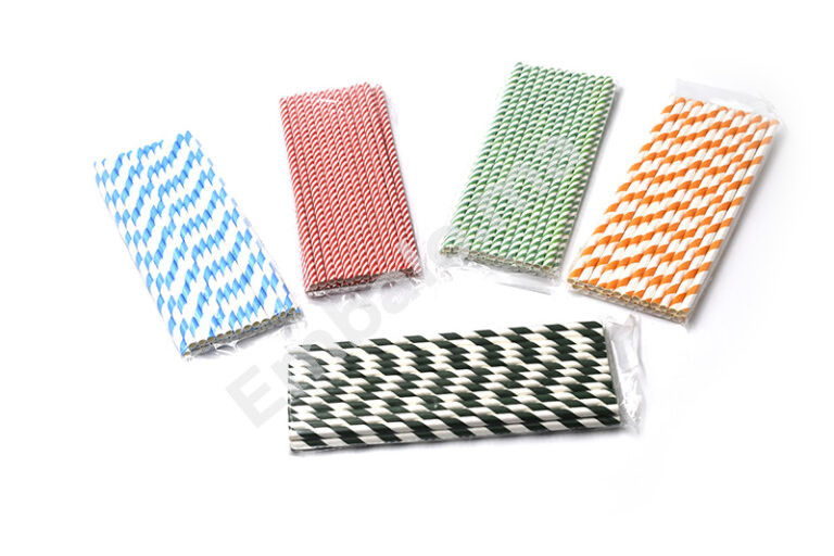 Paille Couleur Pop Cake - Emballage Maroc - Embalo